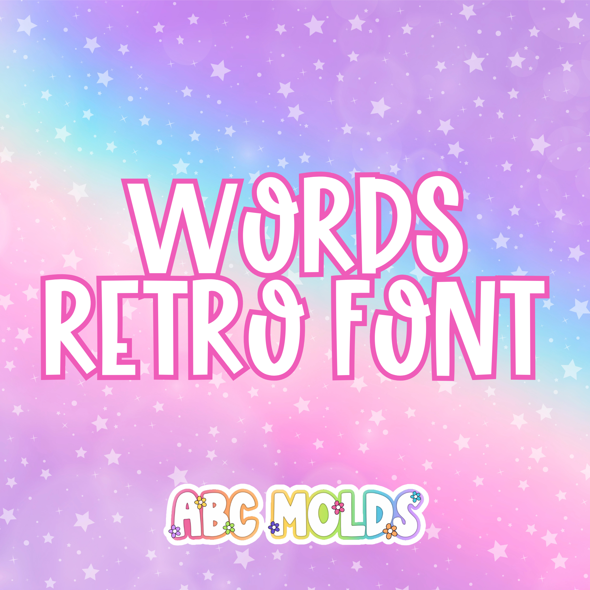 Words/Retro Font – ABC MOLDS LLC