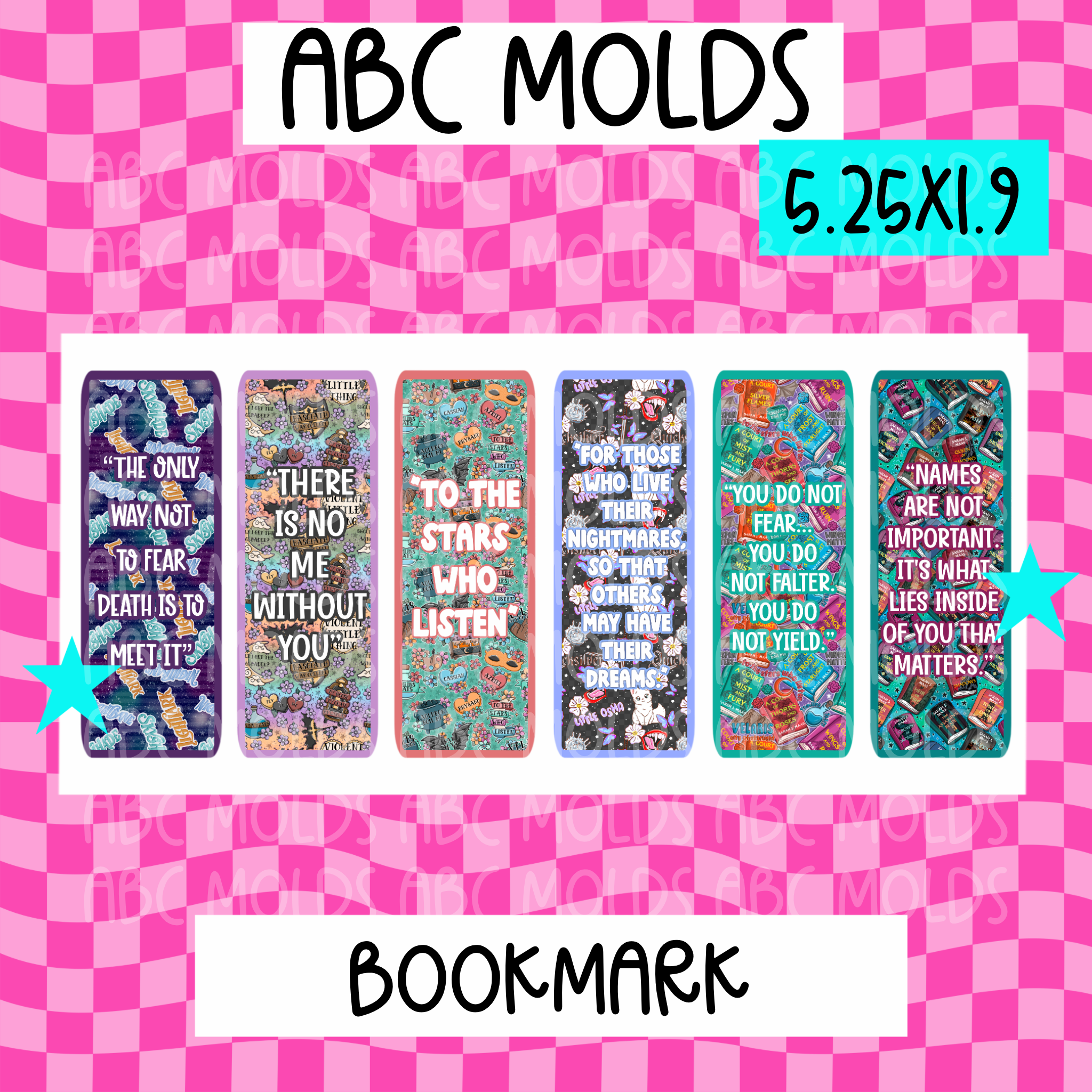ABC bookmark Bundle 2 - digital Download – ABC MOLDS LLC