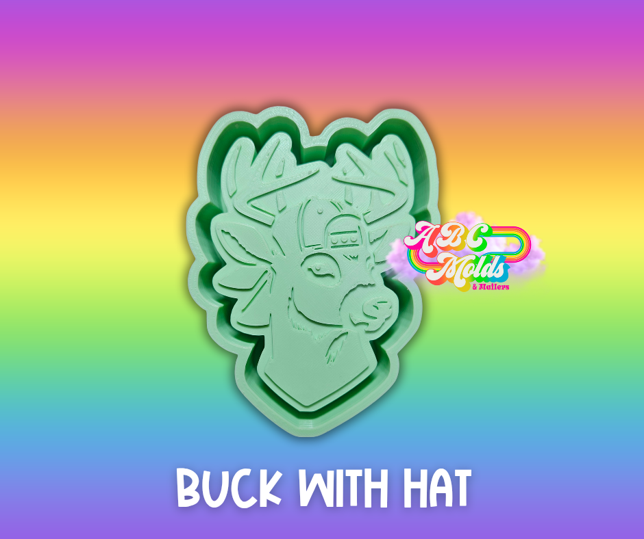 Buck with hat Silicone Mold – ABC MOLDS LLC