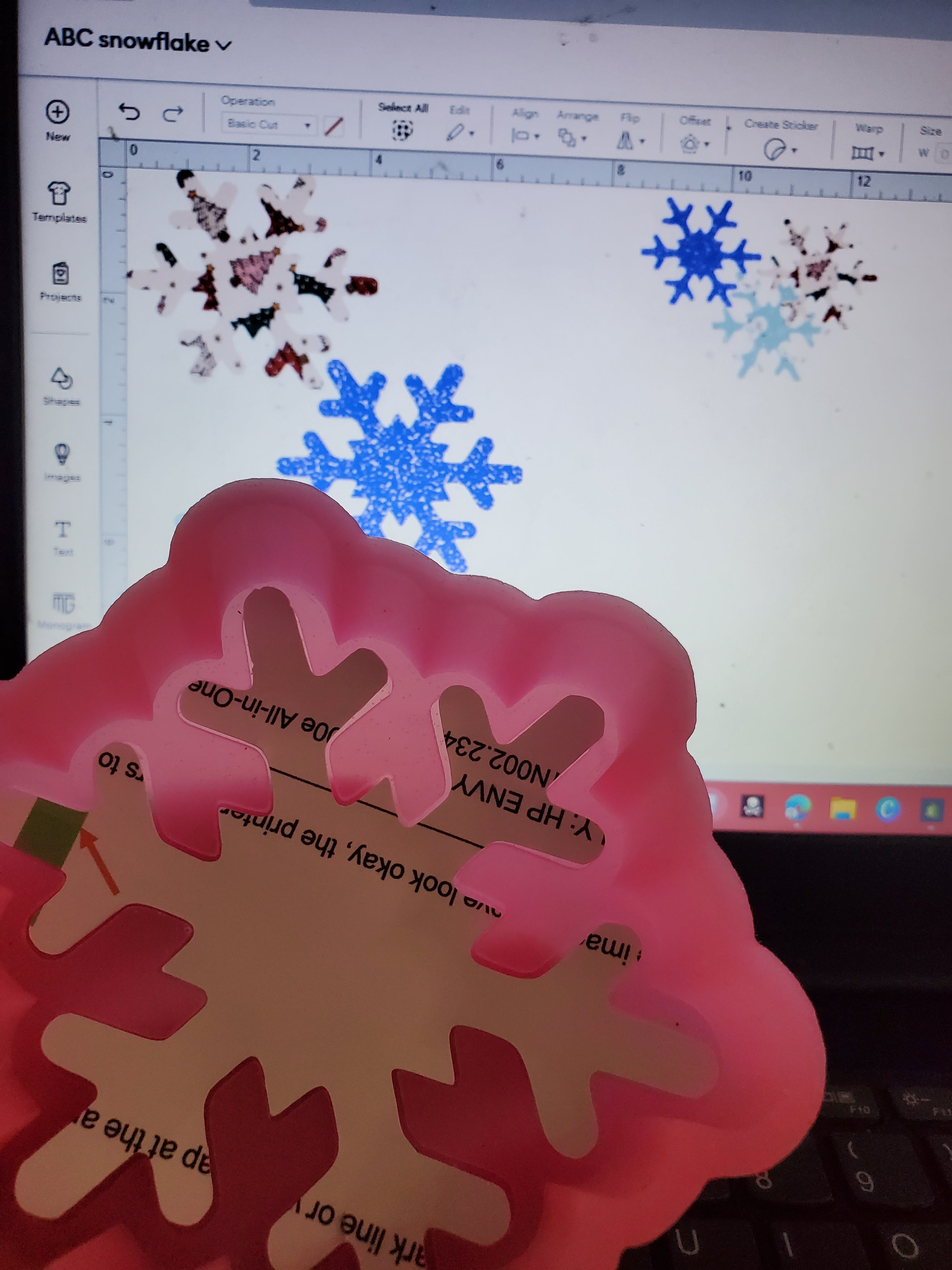 Snowflake Cardstock - Sold & Shipped By Simply Sienna – ABC MOLDS LLC